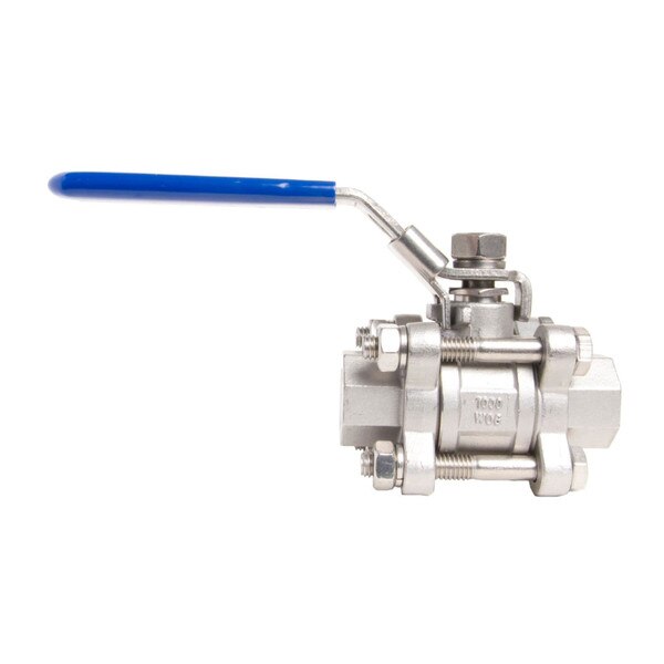 Stainless Steel 316 Ball Valve 3pc Full Port 1000WOG Stainless Steel 316 Ball Valve 3pc Full Port 1000WOG